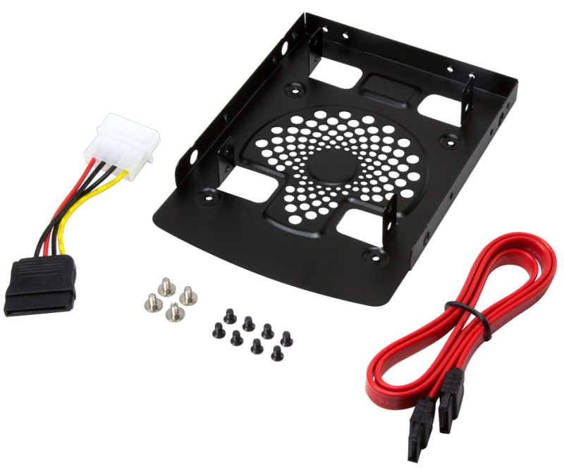 LogiLink Rack amovibles pour disques durs 2,5", double, noir