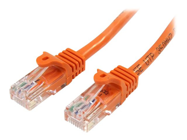 Startech : 10M ORANGE CAT5E cable SNAGLESS ETHERNET cable - UTP
