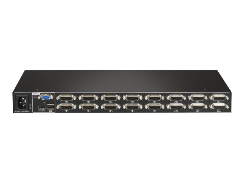 Vertiv : 16-PORT RACKMOUNT OR DESKTOP SNGL-User KVM SWITCH avec OSD