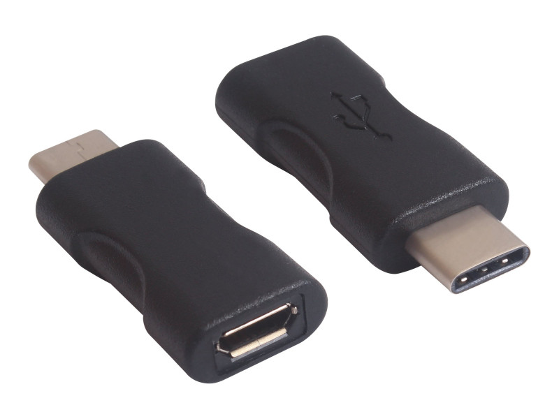 DLH : PLASTIC BAG MICRO USB ADAPTER USB FEMALE TO MALE TYPE-C.