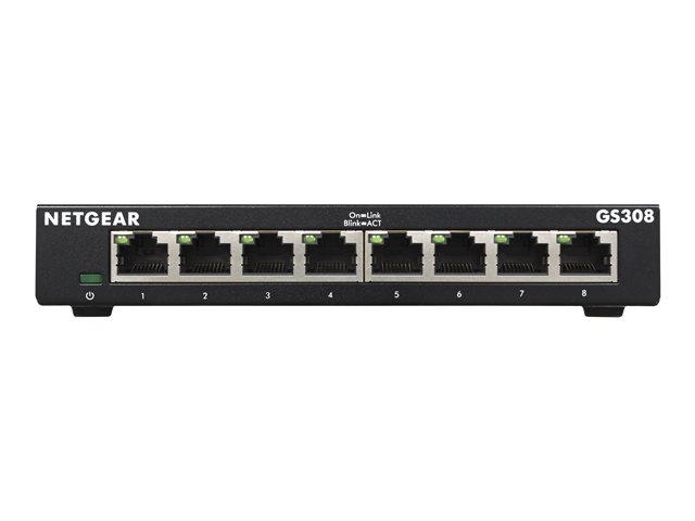 Netgear : 8-PORT GIGABIT ETHERNET UNMANAGED SWITCH GS308