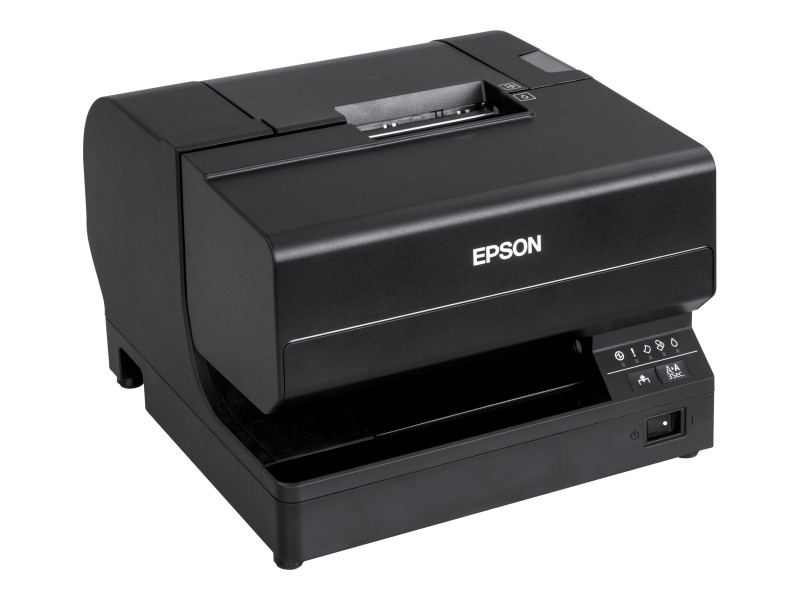 Epson : TM-J7700 301 W/O MICR BLK PSU EU BLK USB B LAN FULL CUT PS-180