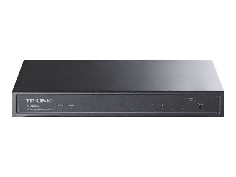TP-Link : TL-SG2008 8-PORT PURE-GIGABIT SMART SWITCH