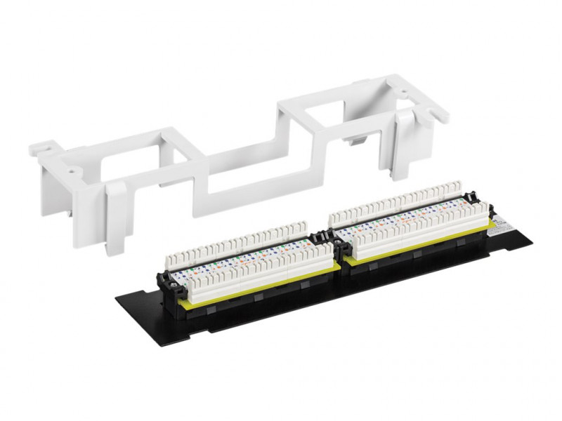 TrendNet : 12-PORT CAT6 UNSHIELDED WALL M PATCH PANEL+INCLUDED 89D BRACKET