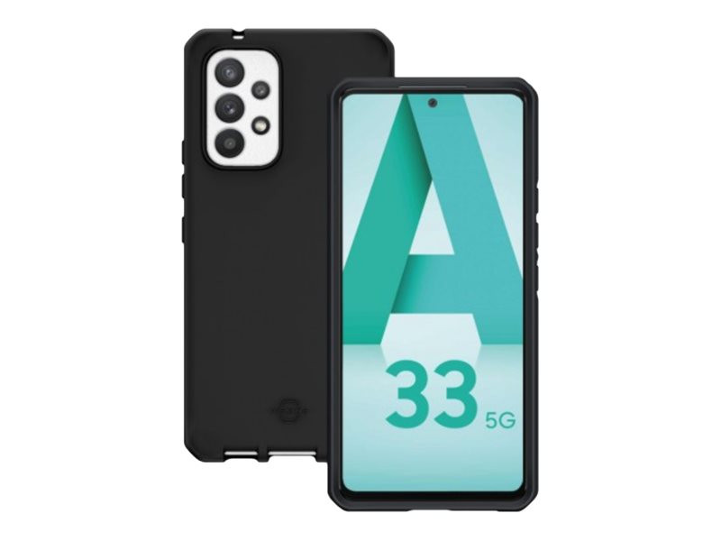 Mobilis : SPECTRUM CASE pour GALAXY A33 - SOLID BLACK MAT - SOFT BAG