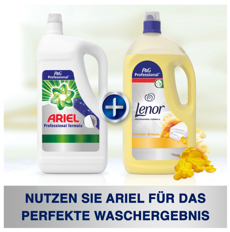 Lenor Professional Adoucissant brise d'été, 5 litres