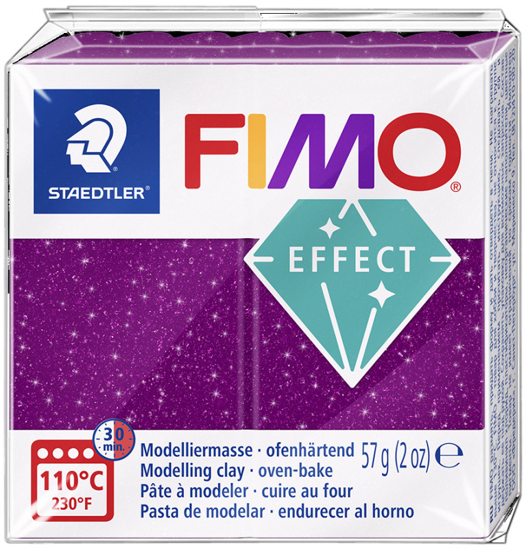 FIMO Pâte à modeler EFFECT GALAXY, lilas, 57 g