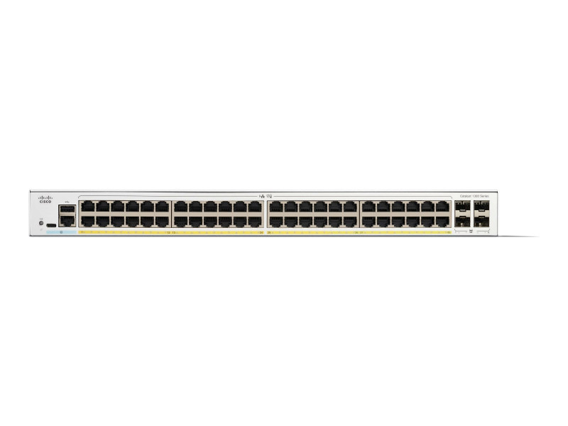 Cisco : CATALYST 1300 48-PORT GE FULL POE 4X1G SFP